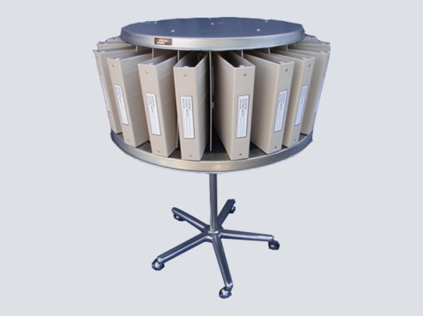 Chart Rack - Carousel on Wheels - 20 Slot - A-1 Medical Integration