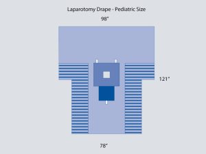 Drape - Laparotomy (Pediatric) - A-1 Medical Integration
