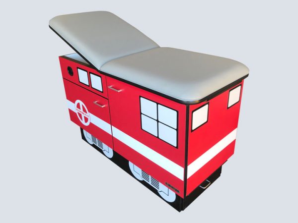 Exam Table - Pediatric (Red Train) - A-1 Medical Integration