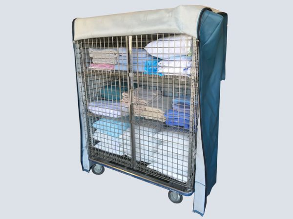 Linen Cart - Blue Cover - A-1 Medical Integration