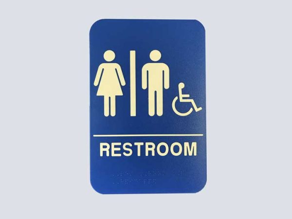 Sign - Informational - Restroom (7 x 10) - A-1 Medical Integration